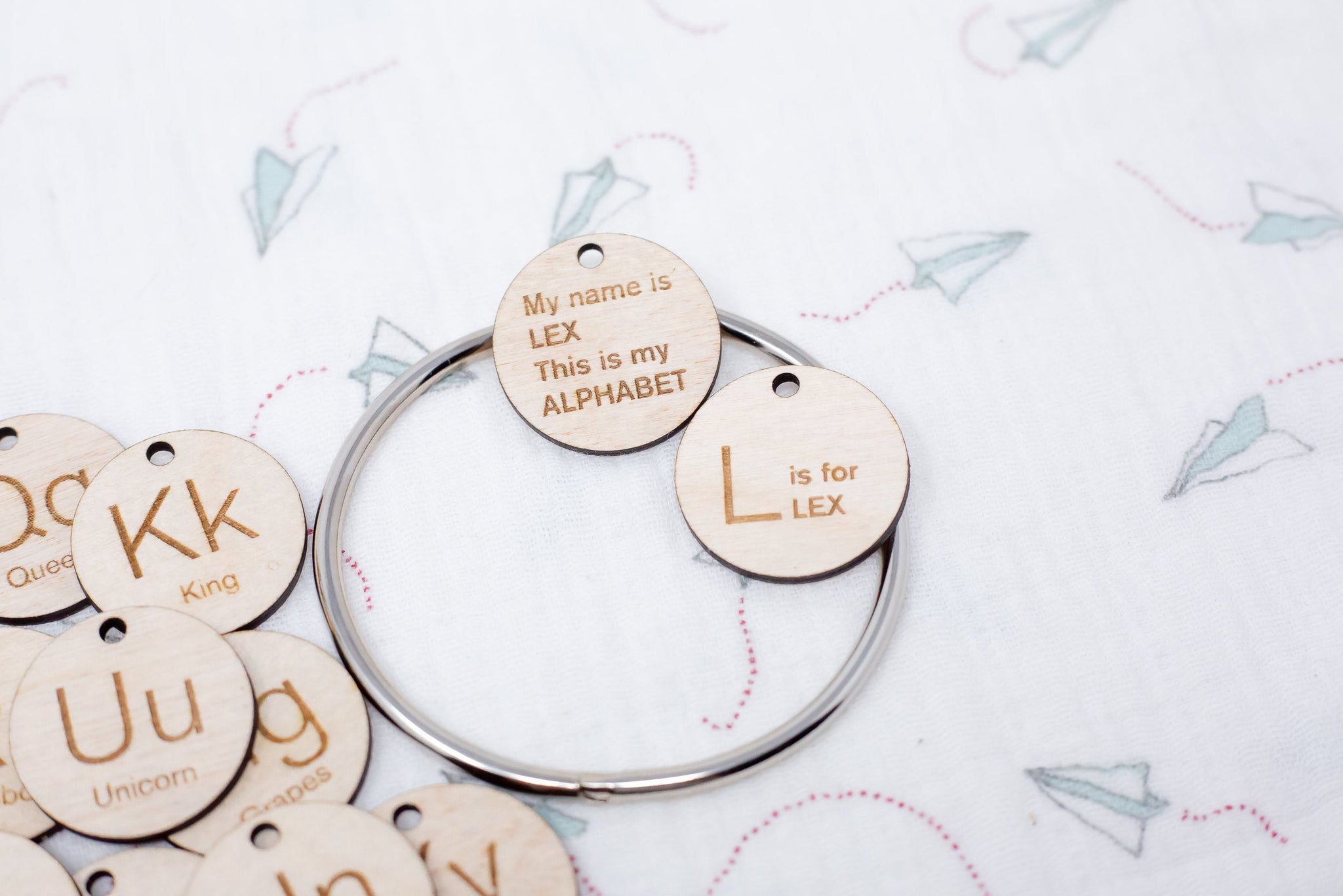 Personalized Alphabet Ring - Classic - Alphabet & Number Learning Flas ...